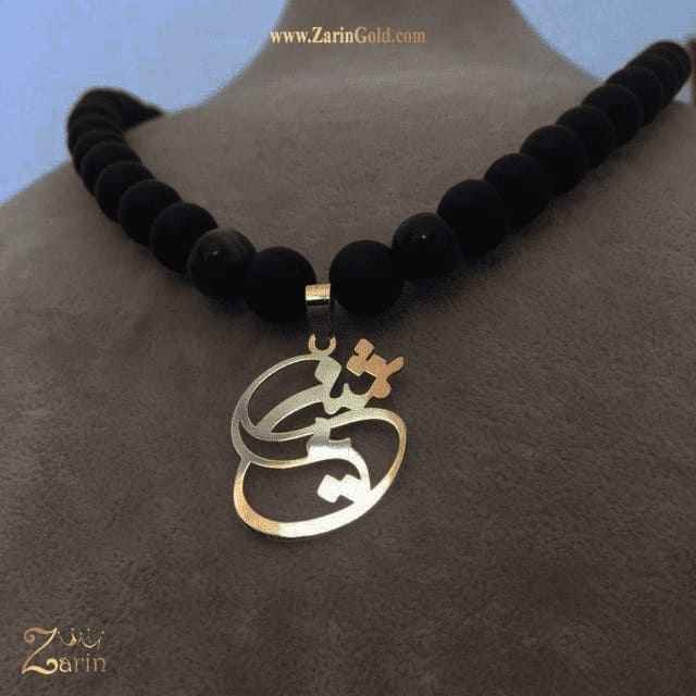 پلاک اسم فارسی دنیا طلای زرین گالری خرید طلا